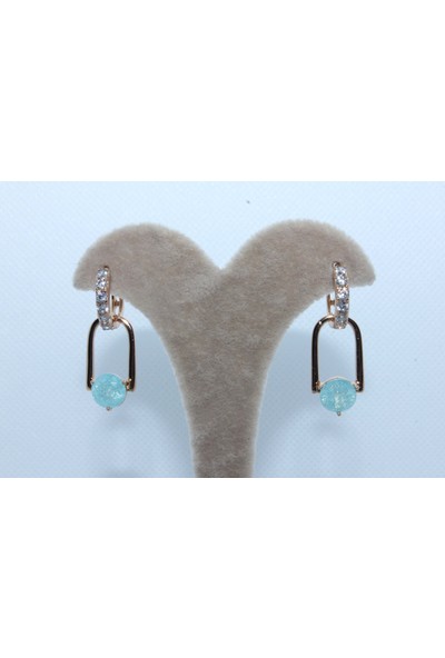 Pandola Shop Zirkon Taşlı Çelik Pembe ve Mavi Taşlı