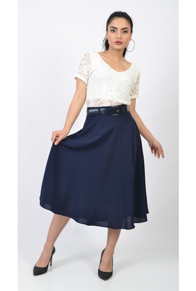 Soralline Bayan Kloş Etek 75 cm Boyunda Soralline Bayan Kloş Etek 75 cm Boyunda