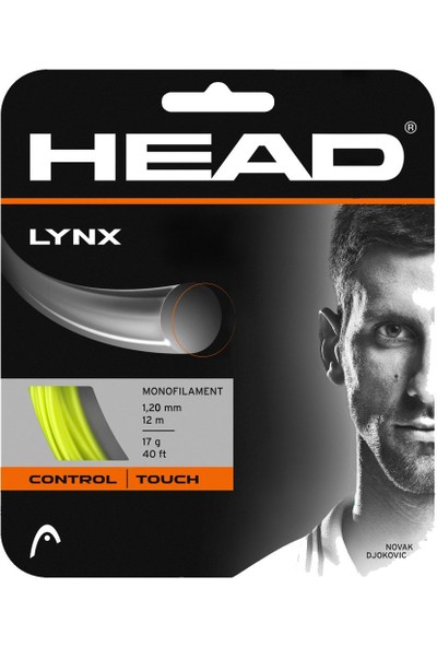 Head Lynx 1.20 Neon Sarı Tekli Kordaj Head Lynx 1.20 Neon Sarı Tekli Kordaj
