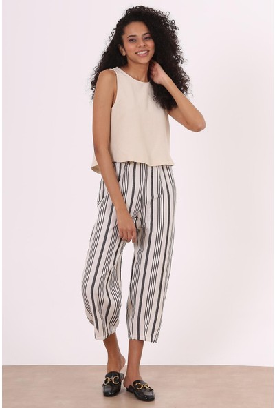 Clew Beli Lastikli Pantolon Kadın 22Y0731T28