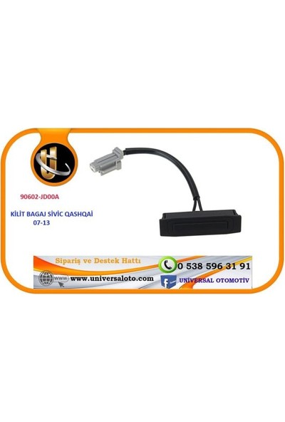 Itaqi Kilit Bağaj Sıvıc Qashqai 07-13 Itaqi Kilit Bağaj Sıvıc Qashqai 07-13