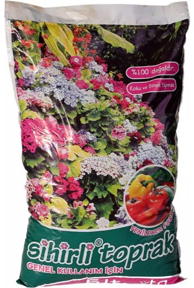 Sihirli Toprak 5 Lt - Genel Kullanım Için Gübre Gerektirmeyen Toprak Sihirli Toprak 5 Lt - Genel Kullanım Için Gübre Gerektirmeyen Toprak
