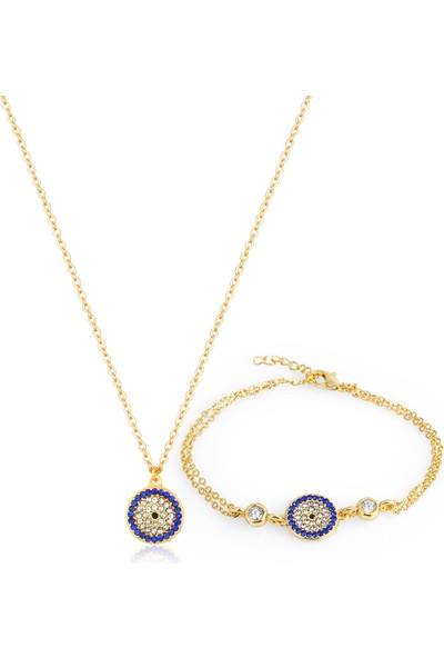 Royal Club De Polo Barcelona Kadın Altın Kolye ve Bileklik Seti RPJE000401 Royal Club De Polo Barcelona Kadın Altın Kolye ve Bileklik Seti RPJE000401