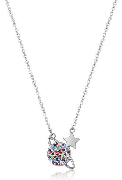 Royal Club De Polo Barcelona Kadın Gümüş Kolye RPJE000801