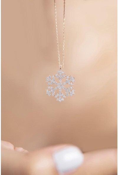 WR İstanbul 925 Ayar Snow Kadın Gümüş Kolye