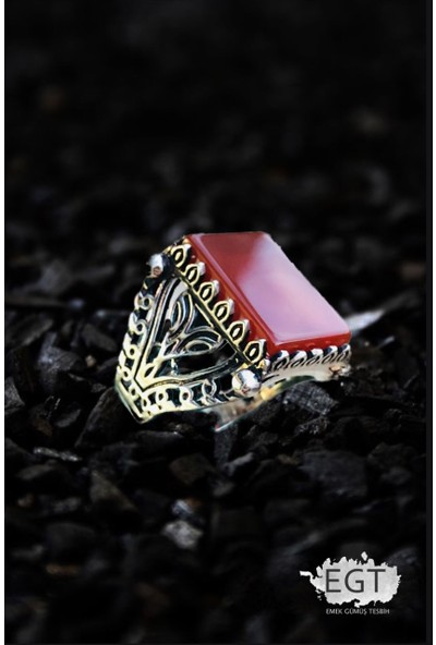 Nadir Akik Taşlı Muhteşem Renk 925 Ayar Gümüş Nadir Akik Taşlı Muhteşem Renk 925 Ayar Gümüş