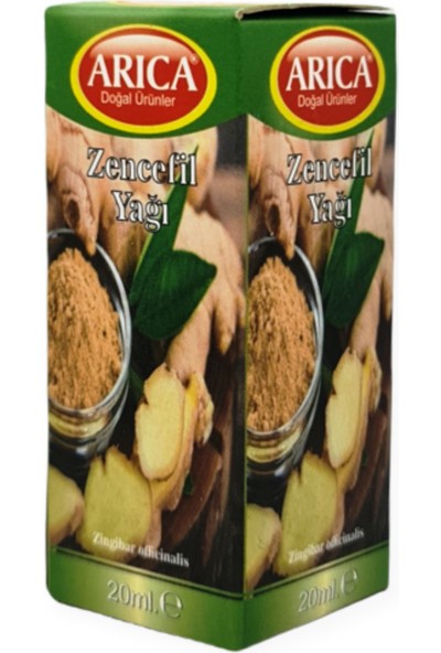 Arıca Soğuk Sıkım Zencefil Yağı 20 ml Arıca Soğuk Sıkım Zencefil Yağı 20 ml