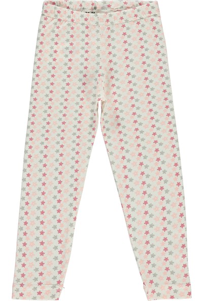 Civil Girls Kız Çocuk Tayt 6-9 Yaş Ekru