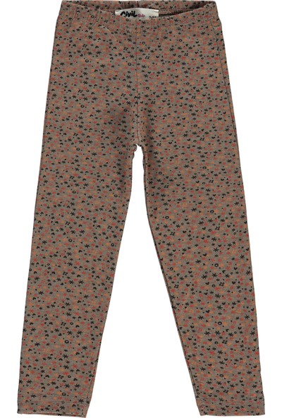 Civil Girls Kız Çocuk Tayt 6-9 Yaş Vizon Civil Girls Kız Çocuk Tayt 6-9 Yaş Vizon