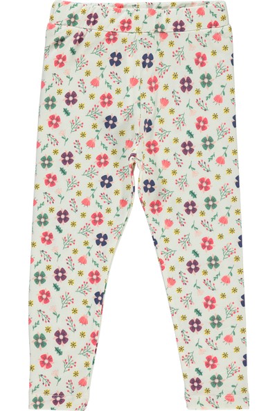 Civil Girls Kız Çocuk Tayt 2-5 Yaş Ekru