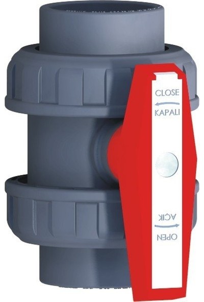 Nozbart Havuz U-Pvc Küresel Su Vanası 50 mm – Tek Tarafı Dişli Nozbart Havuz U-Pvc Küresel Su Vanası 50 mm – Tek Tarafı Dişli