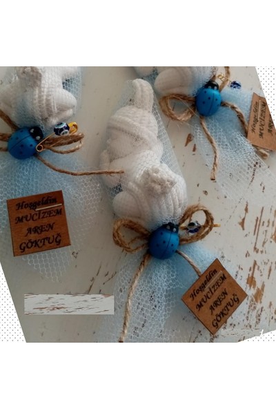 Biricikbebe 25 Adet Magnet Bebek Şekeri Mevlüt Şekeri Hediyelik Kokulu Taş B-03