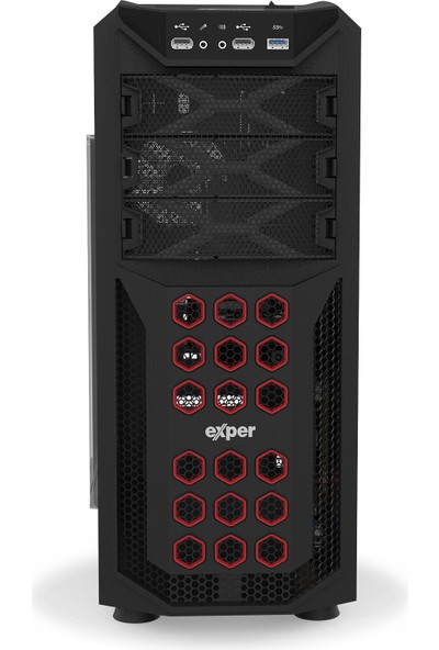 EXPER Gaming Flex Xcellerator XC557 B550 AMD Ryzen 5 3600 16GB 1TB+480GB SSD RX6700XT Freedos Masaüstü Bilgisayar EXPER Gaming Flex Xcellerator XC557 B550 AMD Ryzen 5 3600 16GB 1TB+480GB SSD RX6700XT Freedos Masaüstü Bilgisayar
