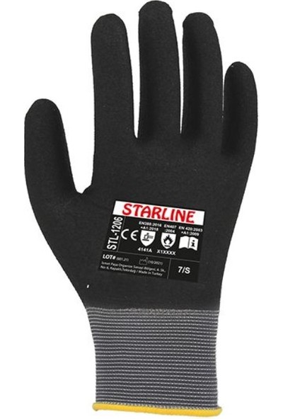 Starline STL-1202 Köpük Nitril Eldiven No:9 Starline STL-1202 Köpük Nitril Eldiven No:9