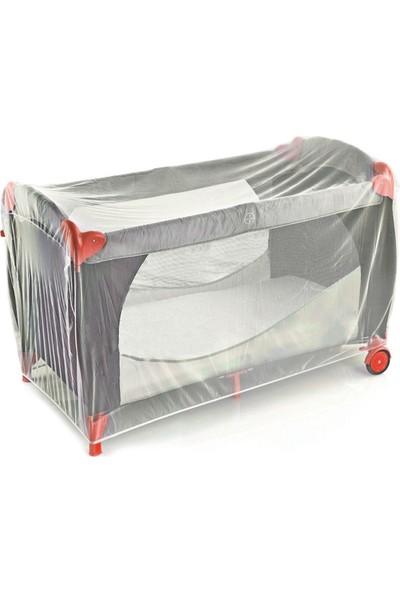 Mor Bebe Oyun Parkı Sinekliği Beyaz (Bütün Park Yataklara Uyumludur)