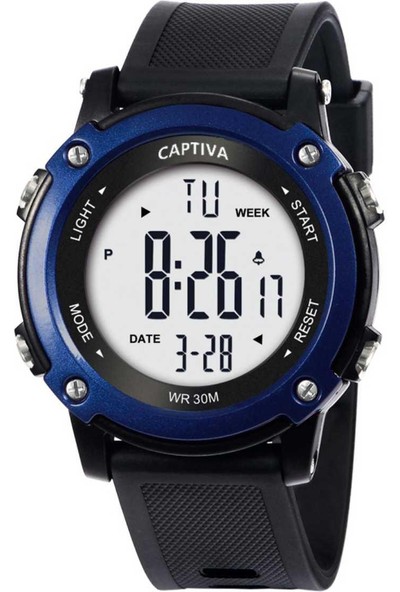 Captiva Digital 30 mt Suya Dayanıklı Işıklı Alarmlı Kronometreli Takvimli Slikon Kordonlu Çoçuk Kol Saati Captiva Digital 30 mt Suya Dayanıklı Işıklı Alarmlı Kronometreli Takvimli Slikon Kordonlu Çoçuk Kol Saati