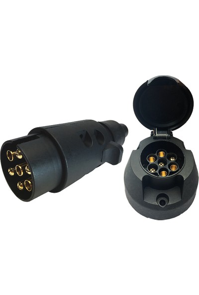 Allestock Römork Fişi ve Soketi Set Ürün - 7 Pin Allestock Römork Fişi ve Soketi Set Ürün - 7 Pin