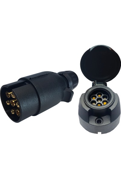 Allestock Römork Fişi ve Soketi Set Ürün - 7 Pin Allestock Römork Fişi ve Soketi Set Ürün - 7 Pin