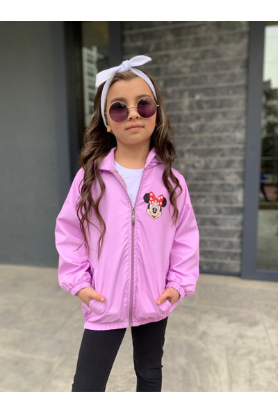 Sahil Collection Minnie Mouse Kız Çocuk Trenç