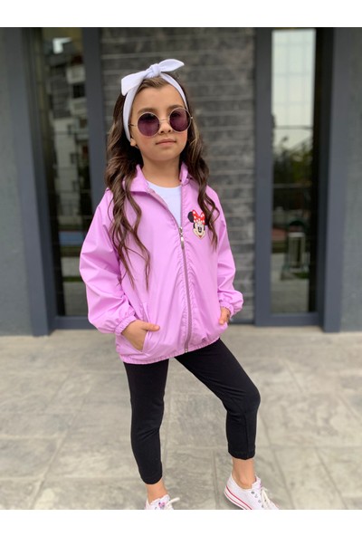 Sahil Collection Minnie Mouse Kız Çocuk Trenç