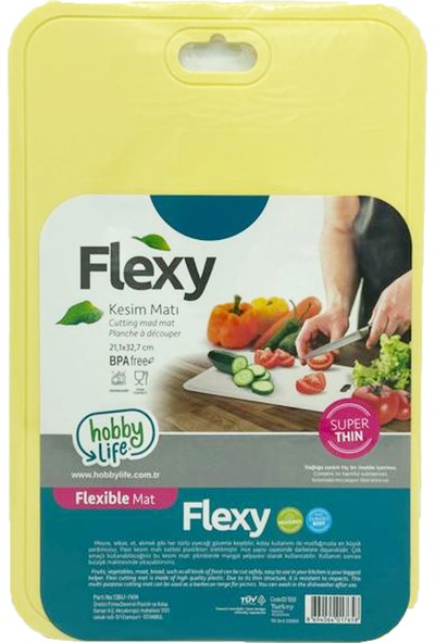 Hobby Life Flexy Kesme Tahtası Matı Sarı Hobby Life Flexy Kesme Tahtası Matı Sarı