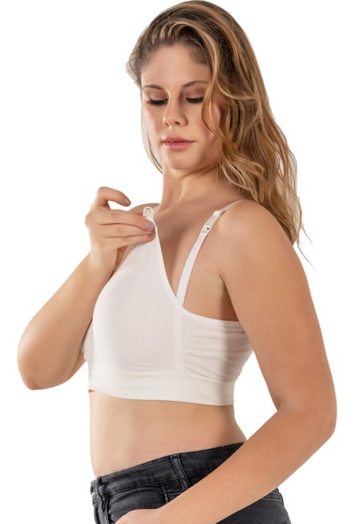 Yamuna Korse Doğal Bambu Lohusa Emzirme Sütyeni