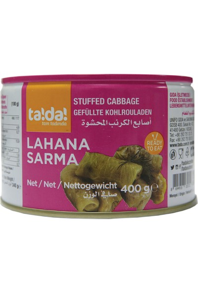 Tada Lahana Sarma 400 gr Tada Lahana Sarma 400 gr