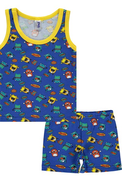 Civil Boys Erkek Çocuk Iç Çamaşır Takımı 2-8 Yaş Saks Mavisi
