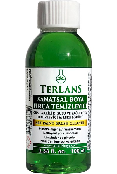 TerlanS Sanatsal Boya ve Fırça Temizleyici Yağlı ve Akrilik Boya Temizleyici TerlanS Sanatsal Boya ve Fırça Temizleyici Yağlı ve Akrilik Boya Temizleyici