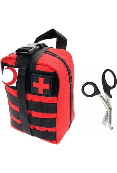 Anatolian Shield Taktik Molle Acil Yardım Çantası ve Taktik Makas Anatolian Shield Taktik Molle Acil Yardım Çantası ve Taktik Makas