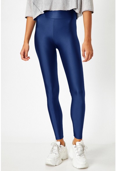 Bamost Yüksek Bel Toparlayıcı Parlak Tayt