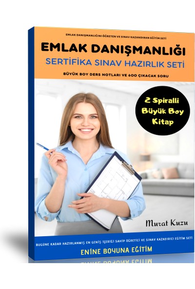Enine Boyuna Eğitim Emlak Danışmanlığı Sertifika Sınav Hazırlık Seti 2 Büyük Boy Kitap Enine Boyuna Eğitim Emlak Danışmanlığı Sertifika Sınav Hazırlık Seti 2 Büyük Boy Kitap