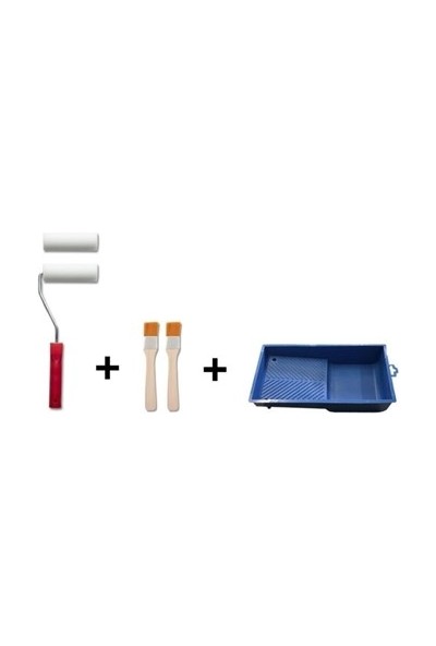 Cadence Sünger Rulo Fırça Seti 10CM Cadence Sünger Rulo Fırça Seti 10CM