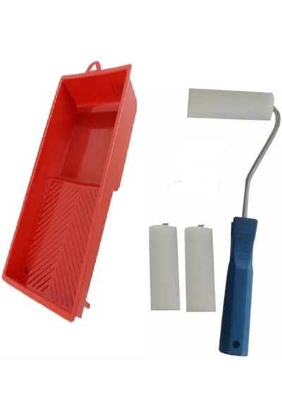 Cadence Rulo Tavası ve Metal Sünger Rulo 10 cm 3 Lü Cadence Rulo Tavası ve Metal Sünger Rulo 10 cm 3 Lü