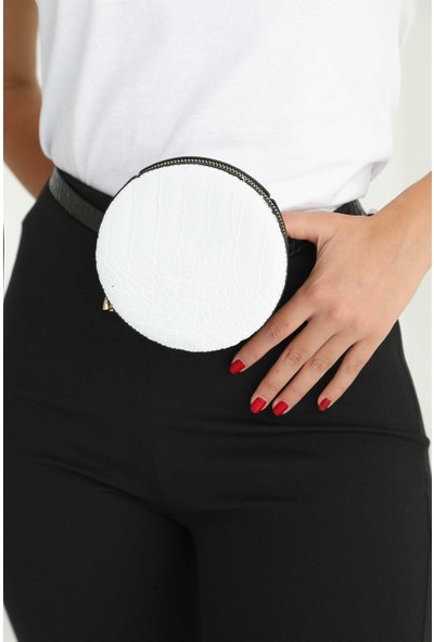 Tuba Yuvarlak Bel Çantası