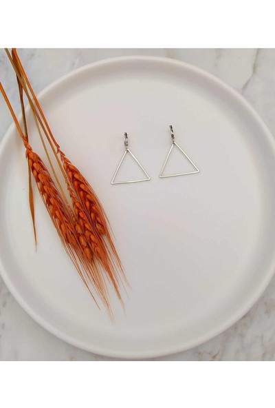 Eva Takı Üçgen Sallantılı Küpe