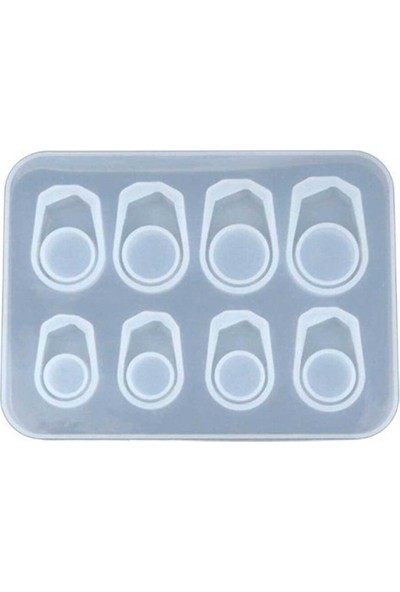 Epoksi Silikon Kalıp Yüzük Kalıbı 8 Li