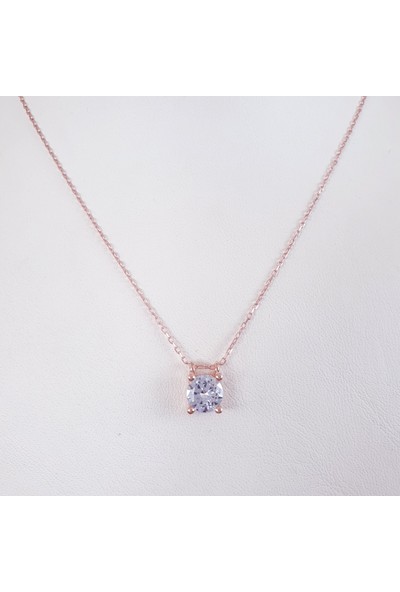 Magrib Tek Taş Model Kadın Gümüş Kolye Magrib Tek Taş Model Kadın Gümüş Kolye
