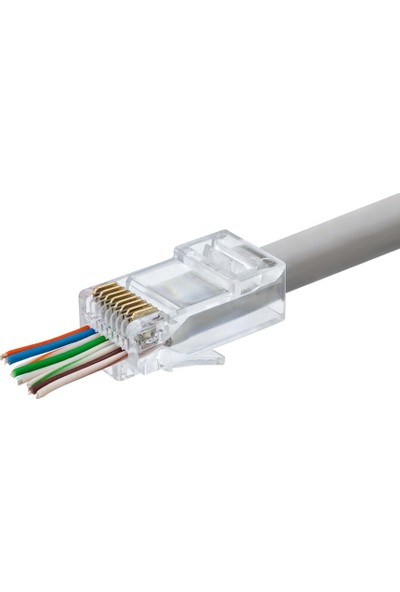 Dts Teknoloji HD4652 100LÜ Paket Cat6 Jack RJ45 A+ Kalite Dts Teknoloji HD4652 100LÜ Paket Cat6 Jack RJ45 A+ Kalite