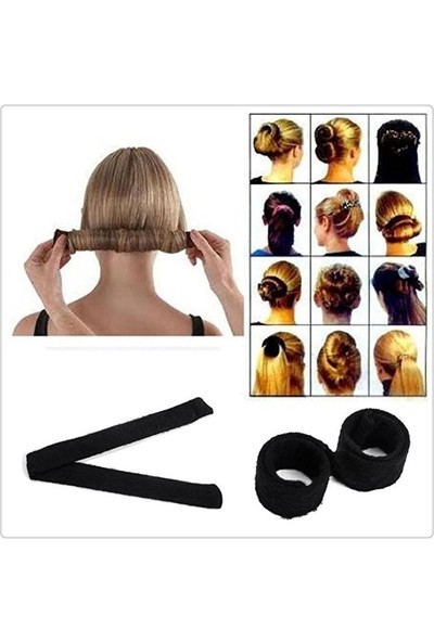 Mingy Siyah Renk Hairagami Sihirli Saç Şekillendirici Topuz Tokası Pratik Topuz Yapma Aparatı Mingy Siyah Renk Hairagami Sihirli Saç Şekillendirici Topuz Tokası Pratik Topuz Yapma Aparatı