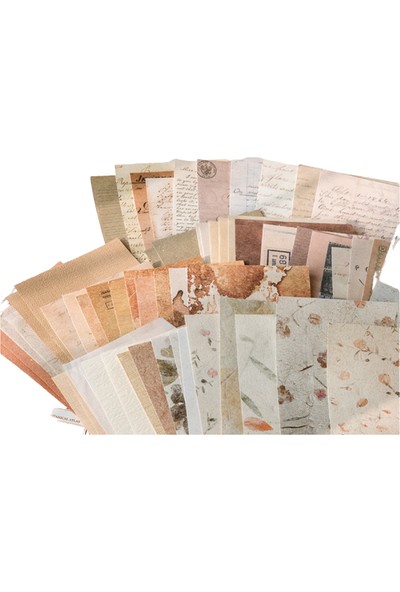 Vintage Çiçekler Kağıt Mektup Vintage Çiçekler Kağıt Mektup