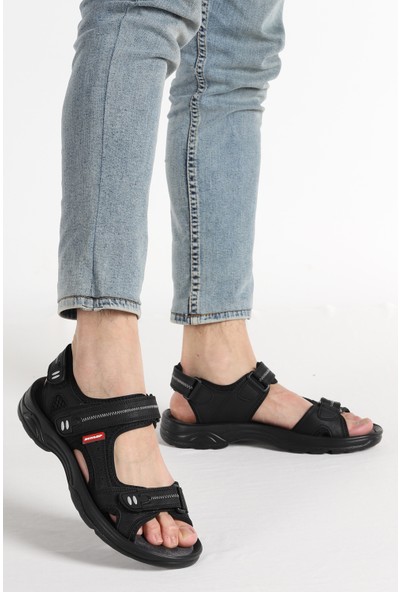Dunlop 1723 Günlük Cırtlı Erkek Sandalet Terlik Siyah Dunlop 1723 Günlük Cırtlı Erkek Sandalet Terlik Siyah