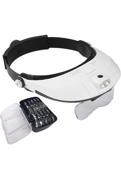 Turuncu Dükkan MG81001-G LED Işıklı Gözlük Büyüteç