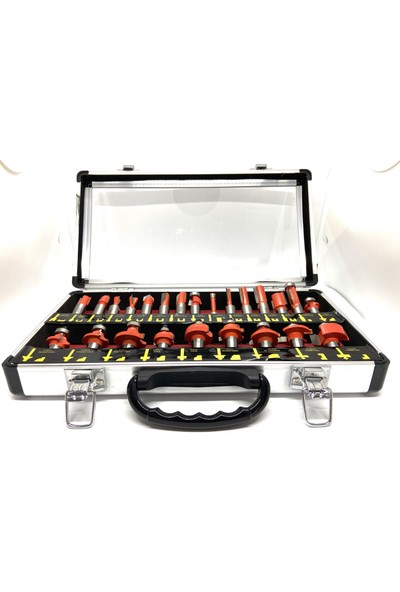 Kohertz Freze Bıçak Seti , 18'li 12 mm Pens Freze Bıçağı Seti Kohertz Freze Bıçak Seti , 18'li 12 mm Pens Freze Bıçağı Seti