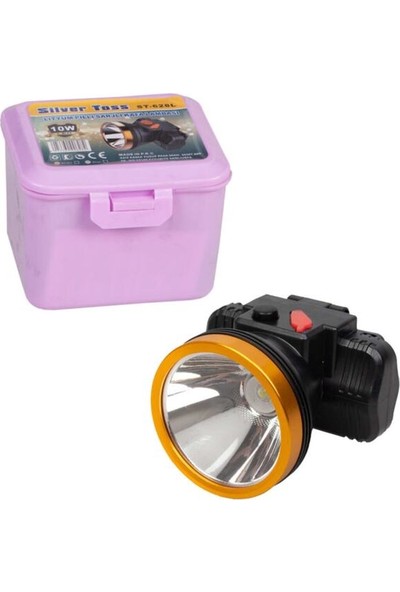 Silver Toss Kamp Dağcı Bahçe Tek Led'li Şarjlı Kafa Lambası Silver Toss Kamp Dağcı Bahçe Tek Led'li Şarjlı Kafa Lambası
