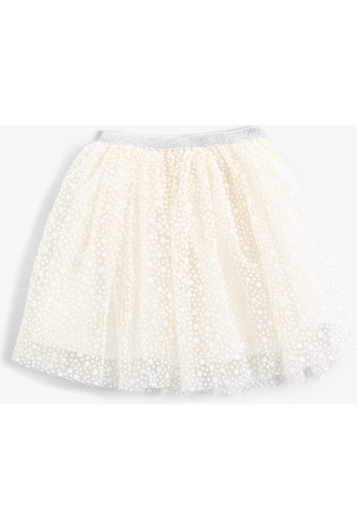 Koton Kız Çocuk Tütü Etek Mini Beli Lastikli