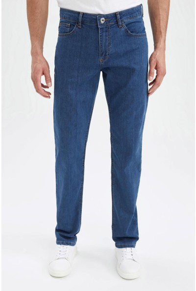 DeFacto Sergio Regular Fit Normal Bel Boru Paça Jean PANTOLON X5361AZ22SM DeFacto Sergio Regular Fit Normal Bel Boru Paça Jean PANTOLON X5361AZ22SM