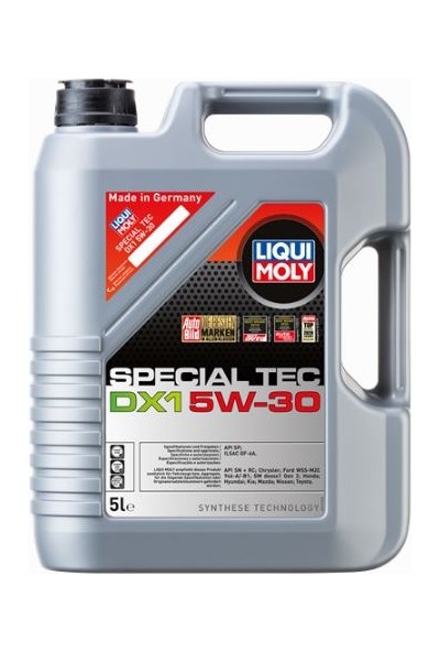 Liqui Moly Special Tec Dx1 5W-30 5 Litre Motor Yağı ( Üretim Yılı: 2021 ) Liqui Moly Special Tec Dx1 5W-30 5 Litre Motor Yağı ( Üretim Yılı: 2021 )