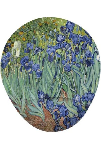Gizeo Concept Van Gogh Irises Desenli Bilek Destekli Mouse Pad Gizeo Concept Van Gogh Irises Desenli Bilek Destekli Mouse Pad