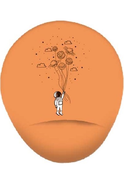 Gizeo Concept Space Astronot Desenli Bilek Destekli Mouse Pad Gizeo Concept Space Astronot Desenli Bilek Destekli Mouse Pad